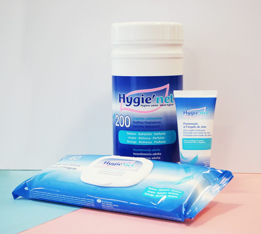Hygienet, hygiene products for seniors suffering from incontinence